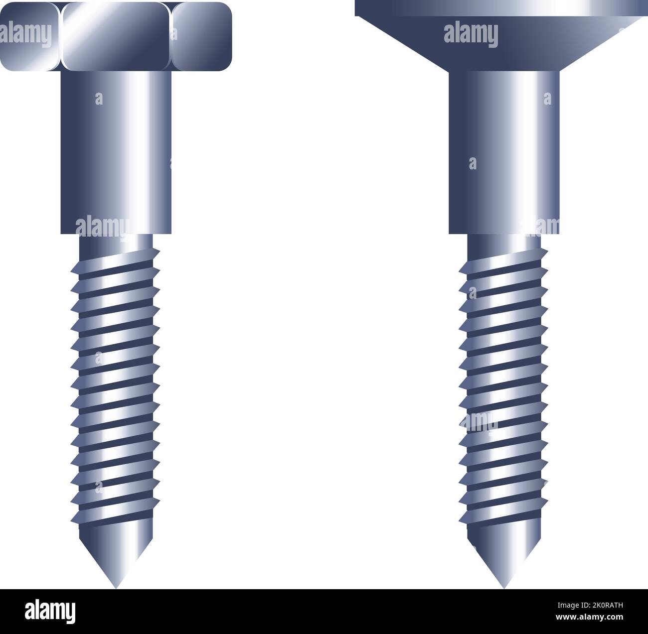 Tools and details for fixing, screws instrument Stock Vector Image ...