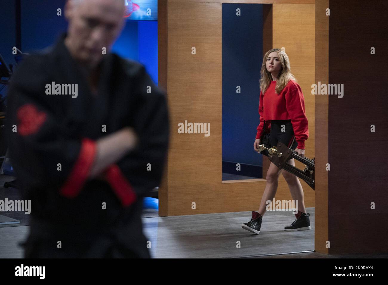 COBRA KAI, from left: Thomas Ian Griffith, Peyton List, (Season 5 ...