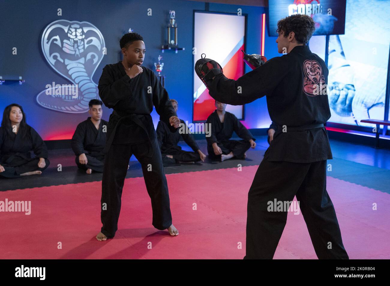 COBRA KAI, Dallas Dupree Young (left), (Season 5, aired Sept. 9, 2022 ...