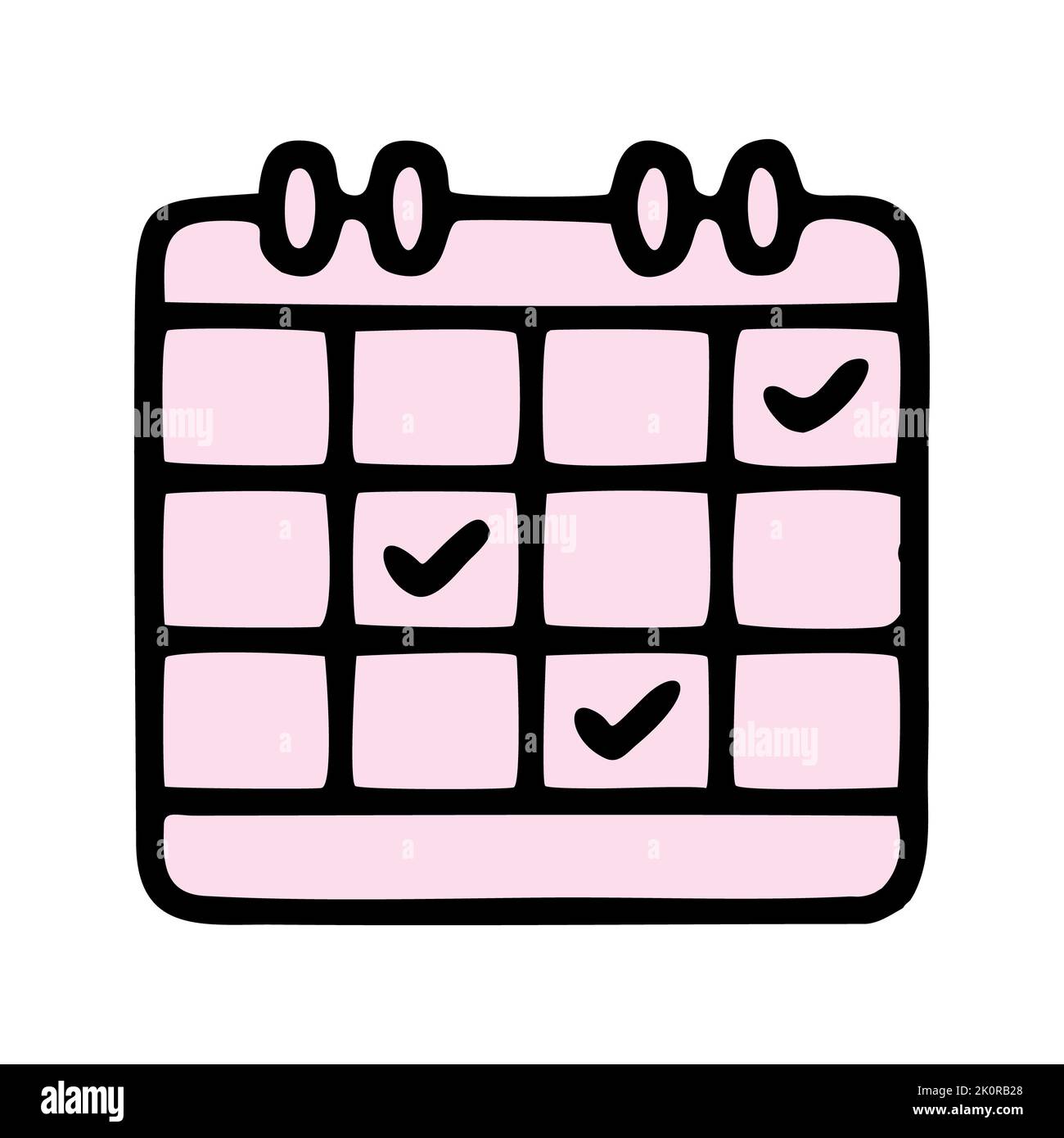 schedule icon isolated on white background from finance collection ...