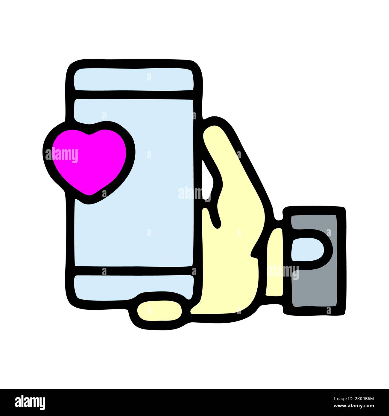 social media icon isolated on white background from friendship ...