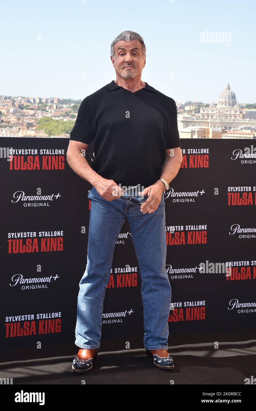 Rome, Italy, 13/09/2022, Silvester Stallone Press Conference of tv ...