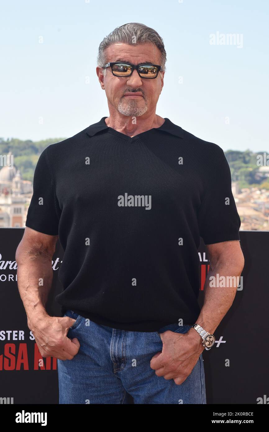 Rome, Italy, 13/09/2022, Silvester Stallone Press Conference of tv ...