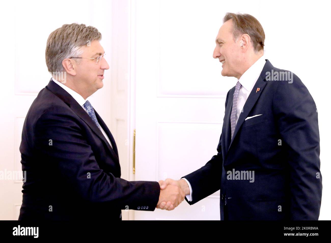 The Prime Minister of the Republic of Croatia, Andrej Plenkovic ...