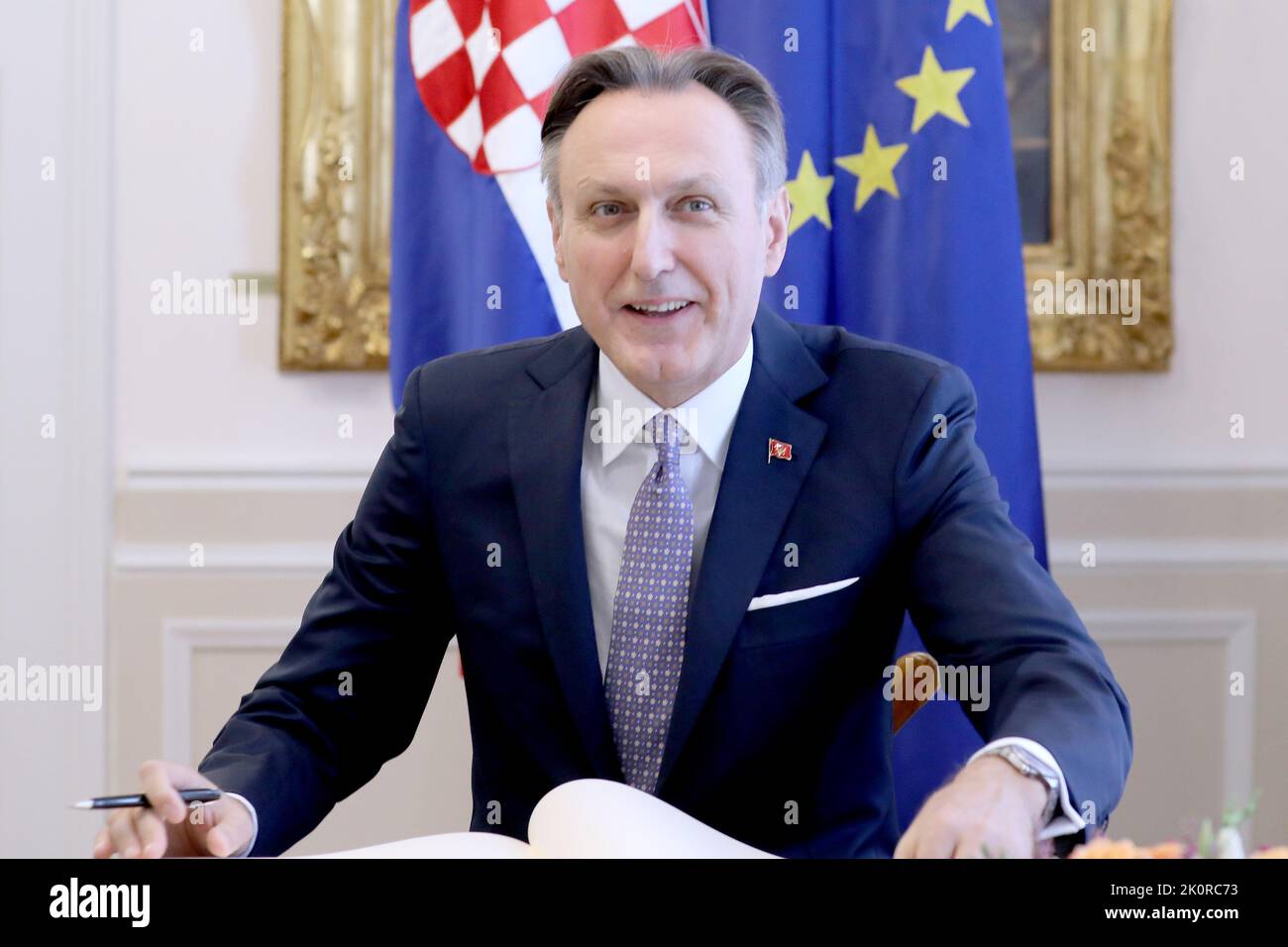 The Prime Minister of the Republic of Croatia, Andrej Plenkovic ...