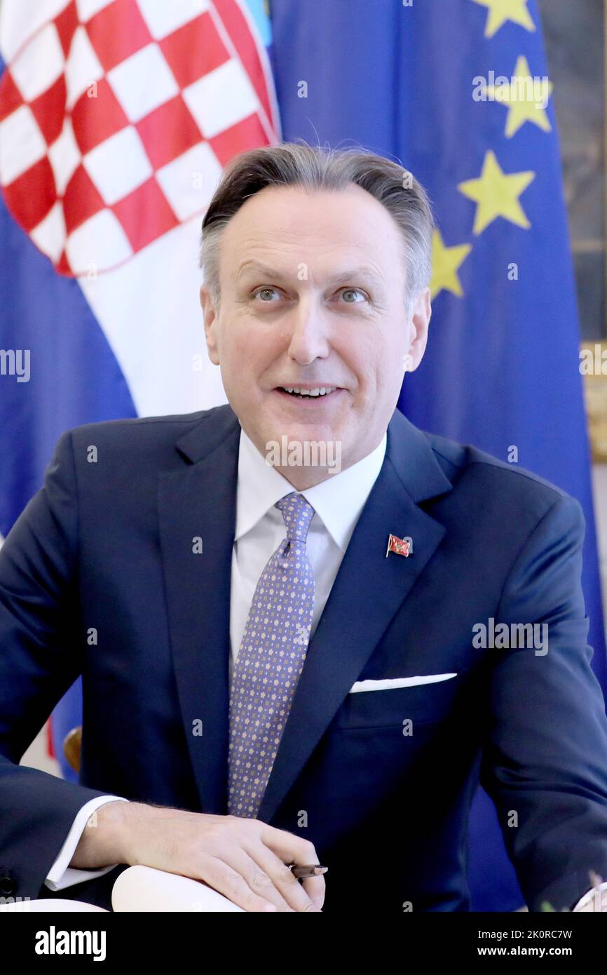 The Prime Minister of the Republic of Croatia, Andrej Plenkovic ...