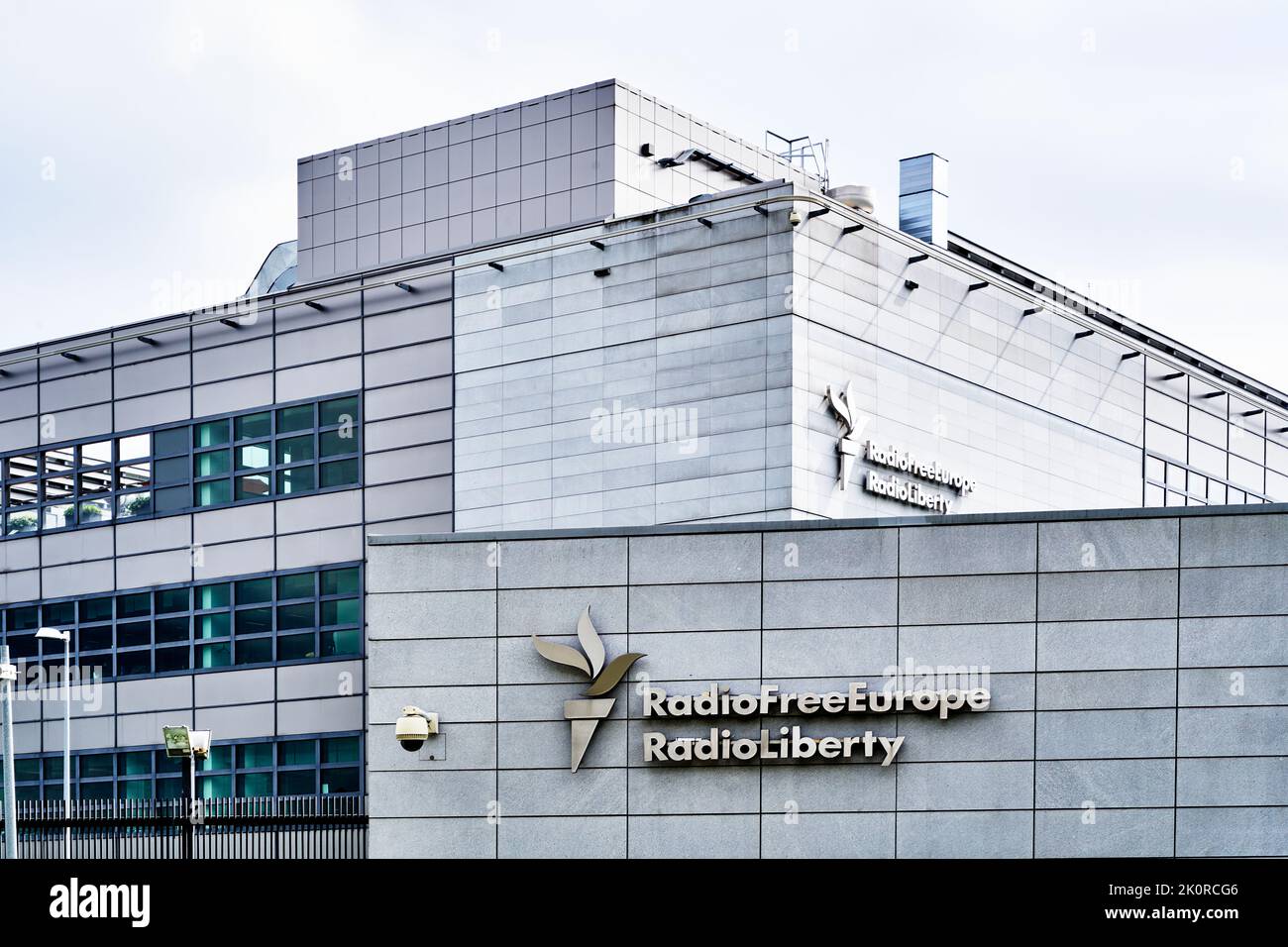 Radio Free Europe, Radio Liberty, view of the headquarters of the ...