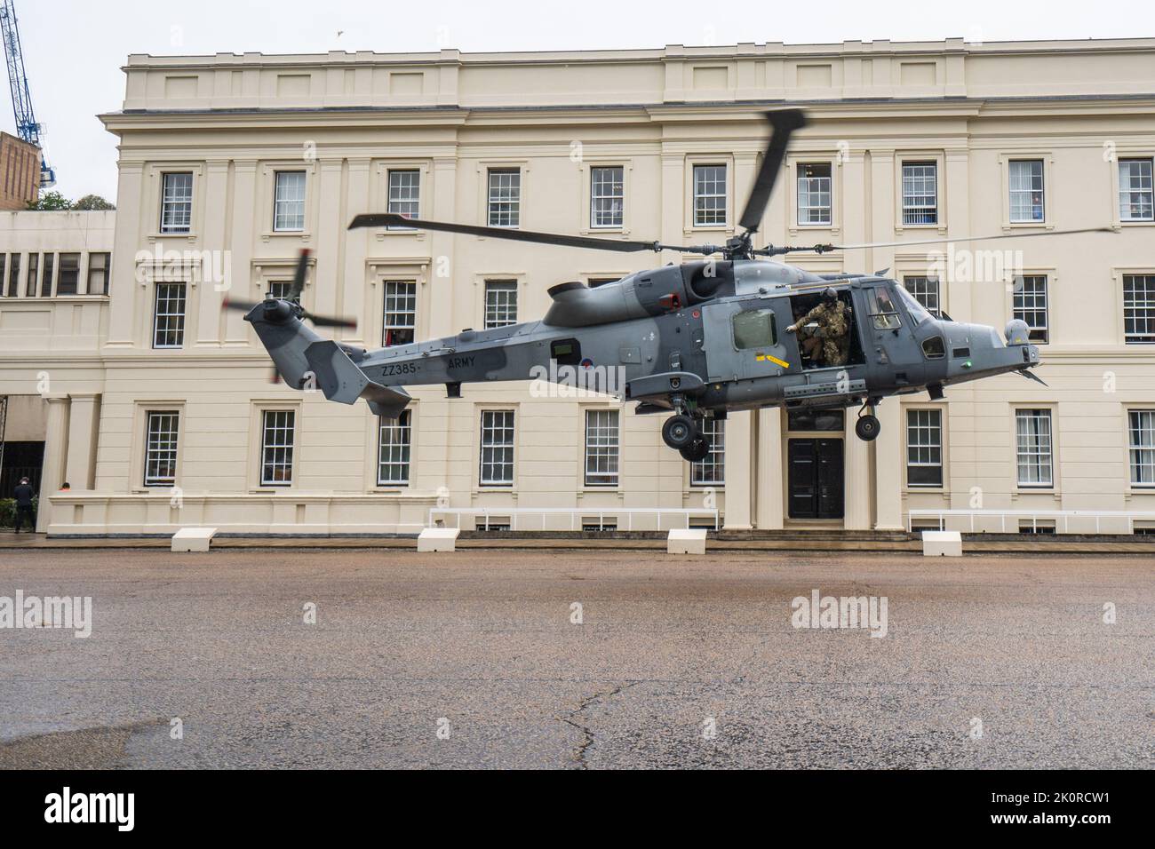 London UK. 13 September 2022. An AgustaWestland AW159 army helicopter ...