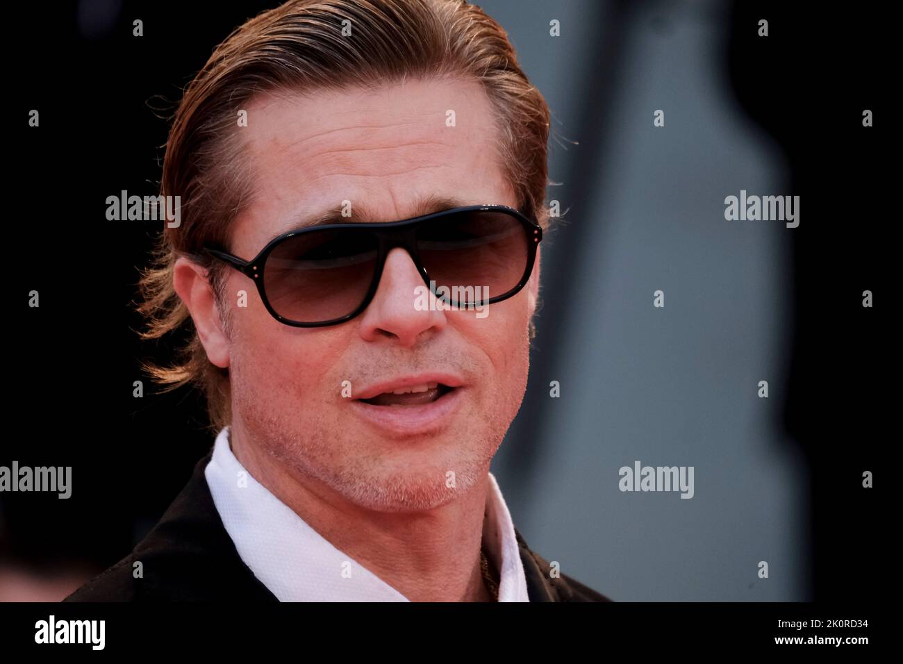 American actor Brad Pitt at the 79 Venice International Film Festival ...