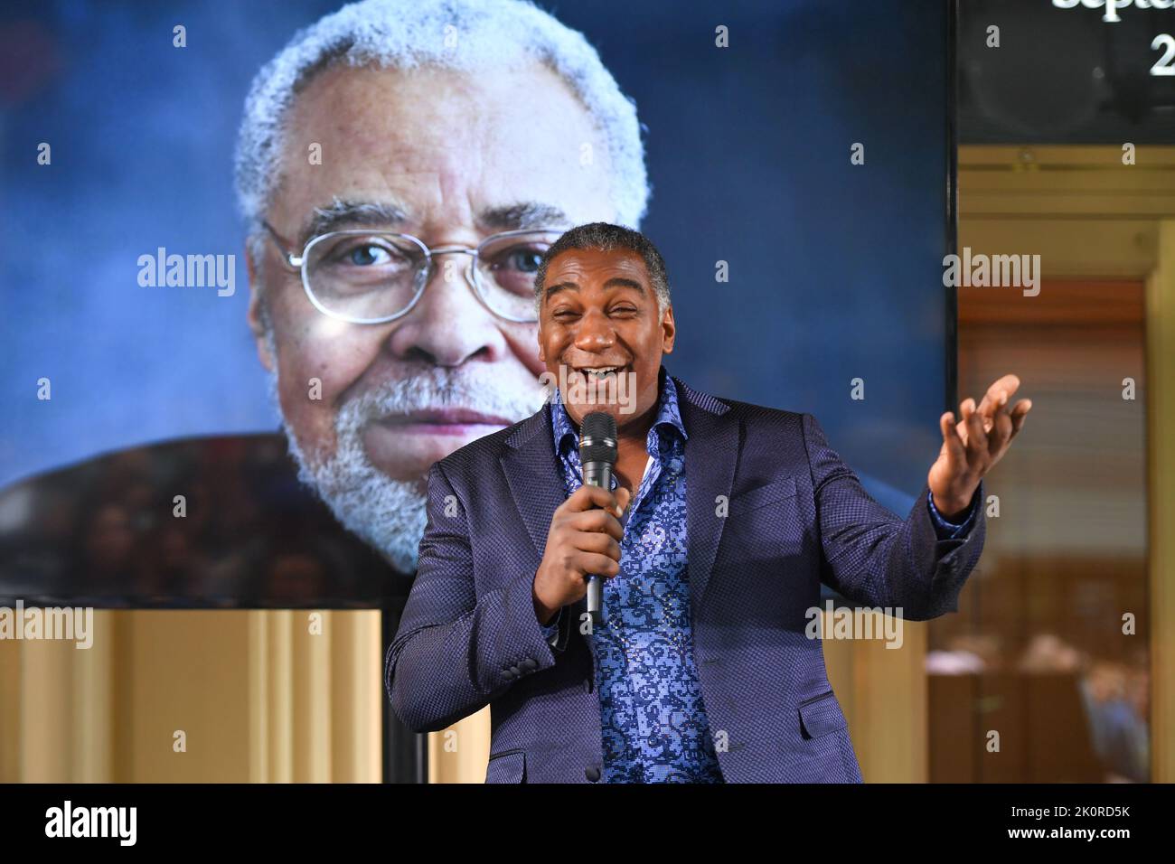 Norm Lewis attends the James Earl Jones Theater dedication ceremony on ...