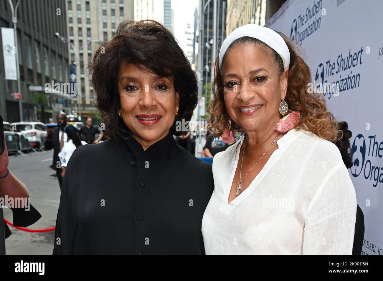 Phylicia Rashad and Debbie Allen attend the James Earl Jones Theater ...
