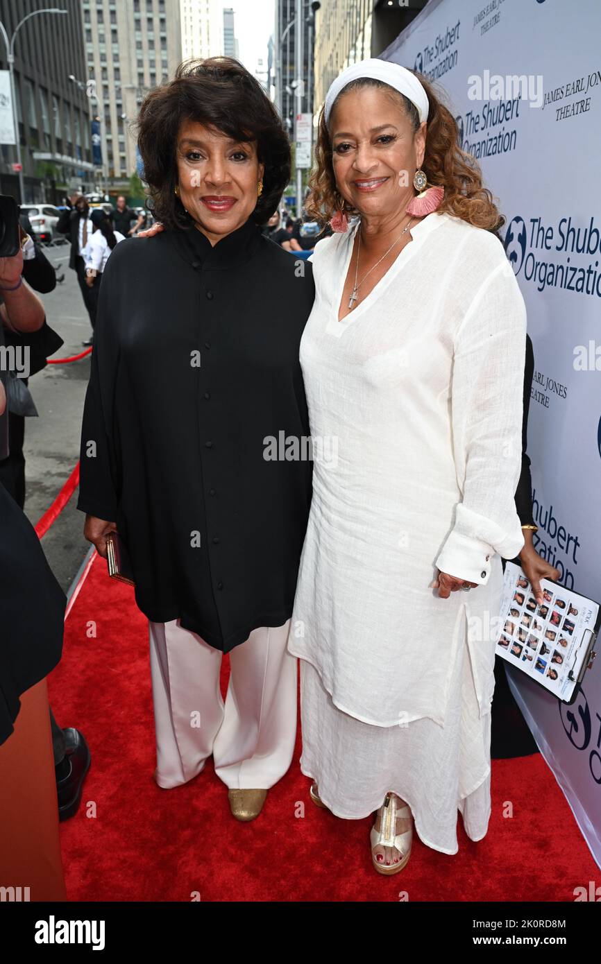 Phylicia Rashad and Debbie Allen attend the James Earl Jones Theater ...