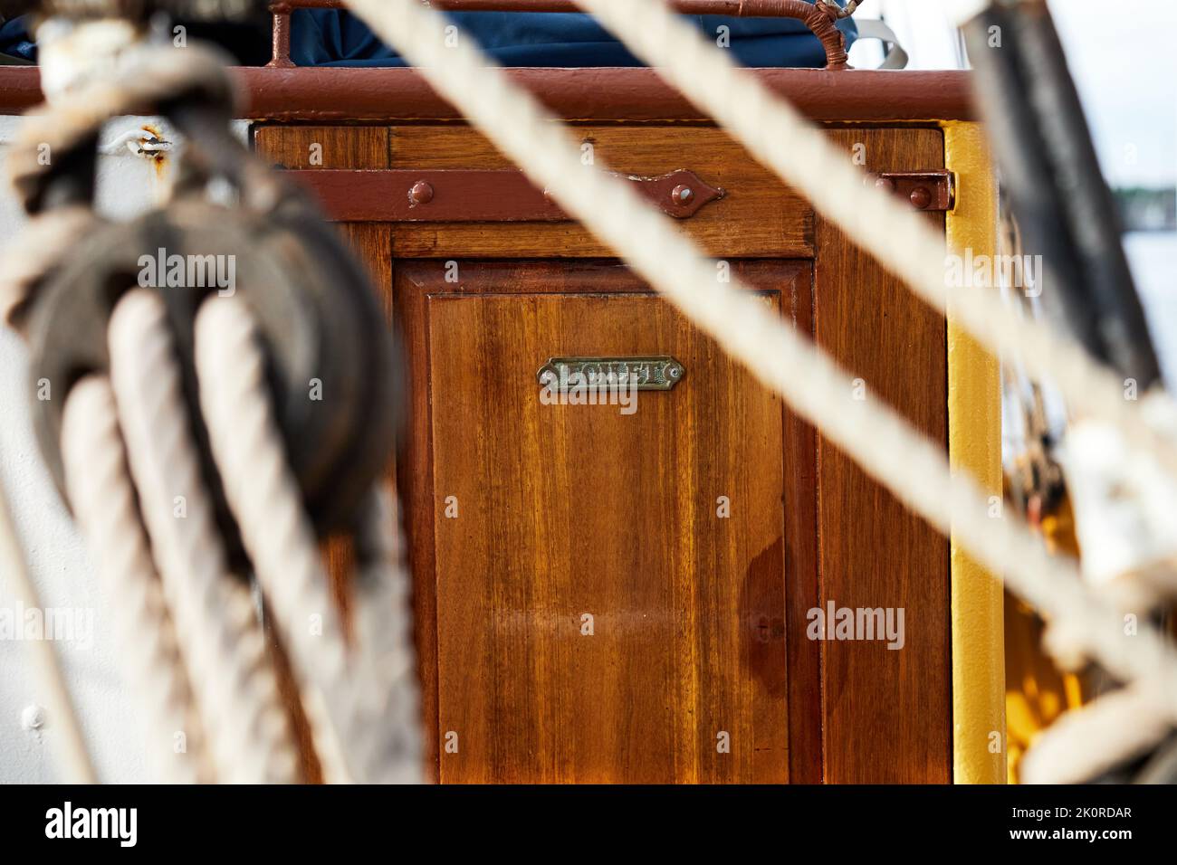 crew door from Tall Ship Race 2022 event in Aalborg 2022 Stock Photo ...