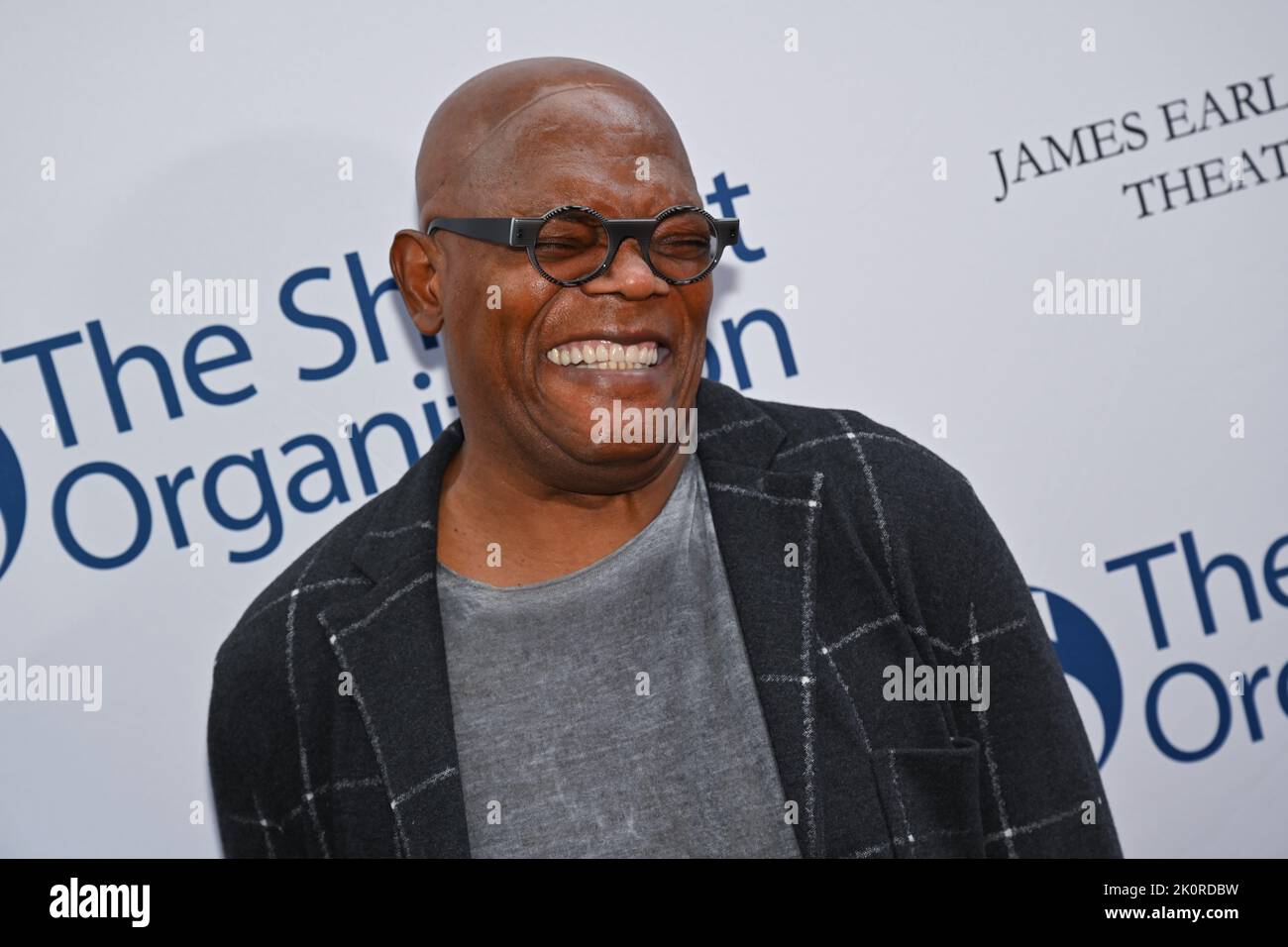 Samuel L. Jackson attends the James Earl Jones Theater dedication ...