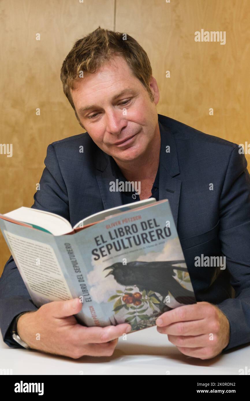 German writer Oliver Potzsch poses during the portrait session to ...