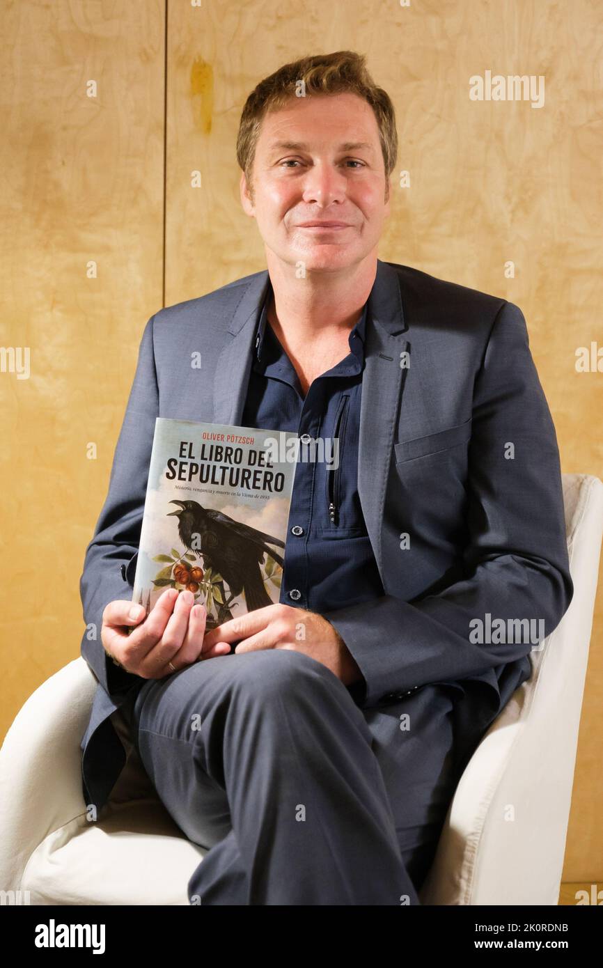 German writer Oliver Potzsch poses during the portrait session to ...