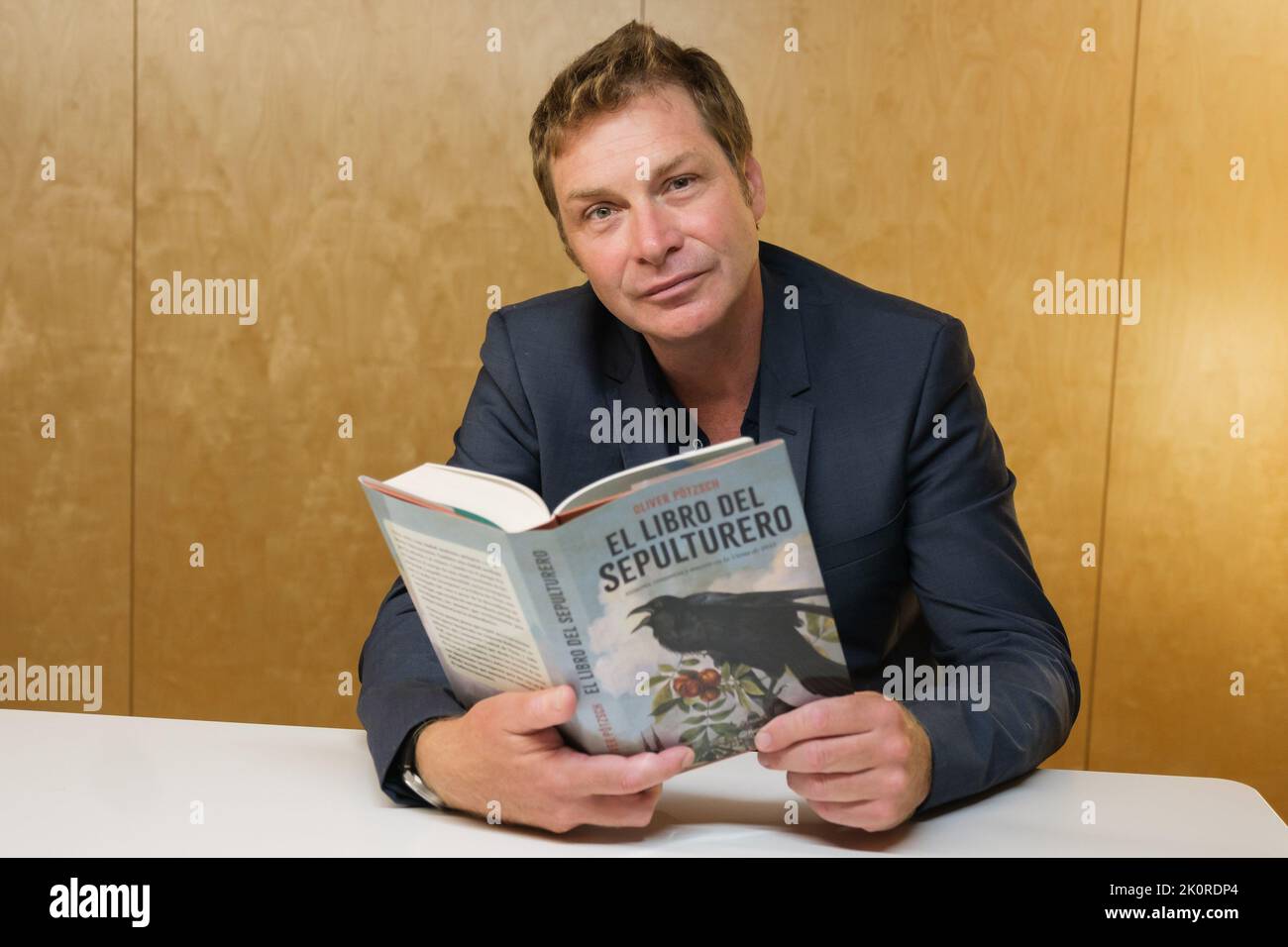 German writer Oliver Potzsch poses during the portrait session to ...