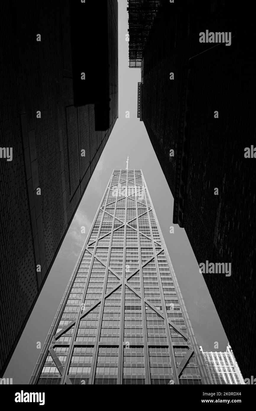 A low-angle shot of a tall tower building Stock Photo - Alamy