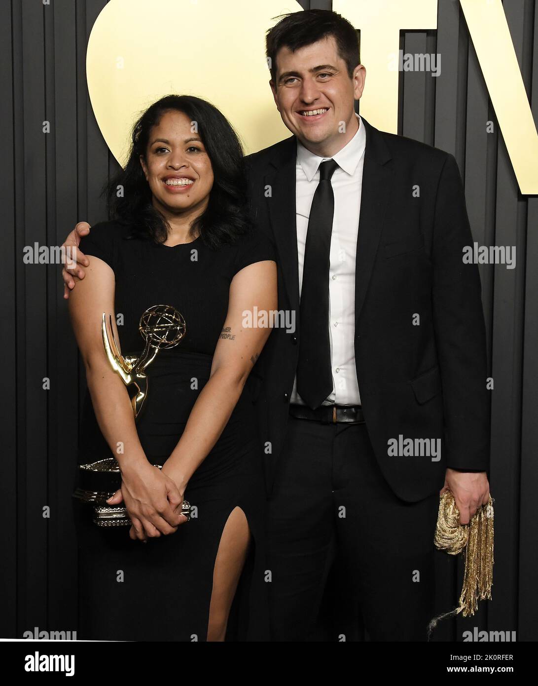 (L-R) Leann Bowen and Husband D.J. Ryan arrives at the Apple TV+ ...