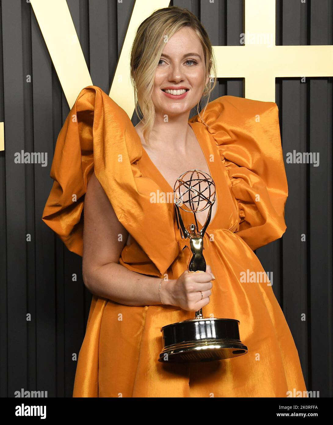 MJ Delaney arrives at the Apple TV+ Primetime Emmy Party held at Mother ...
