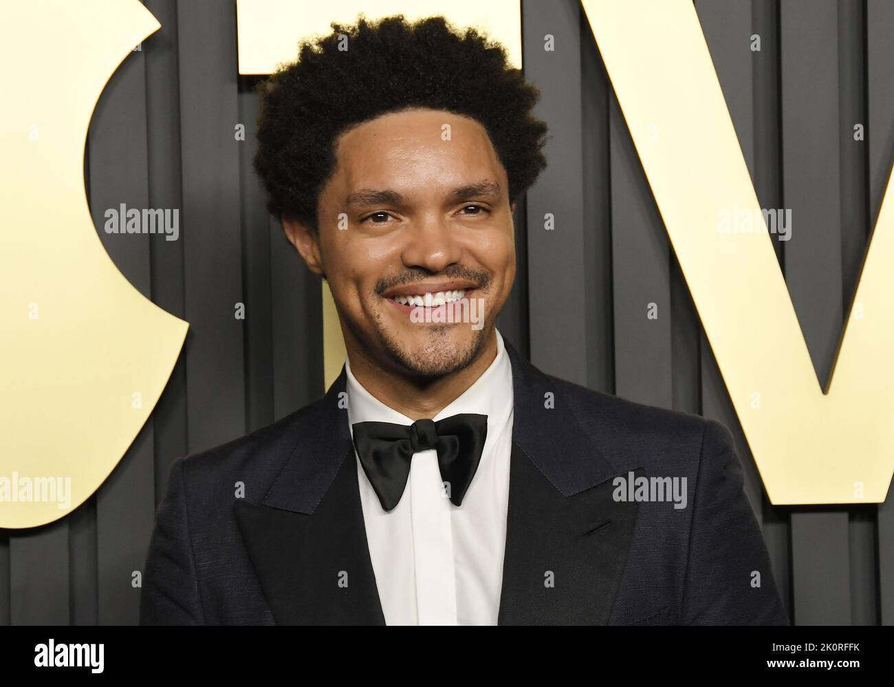 Trevor Noah arrives at the Apple TV+ Primetime Emmy Party held at ...