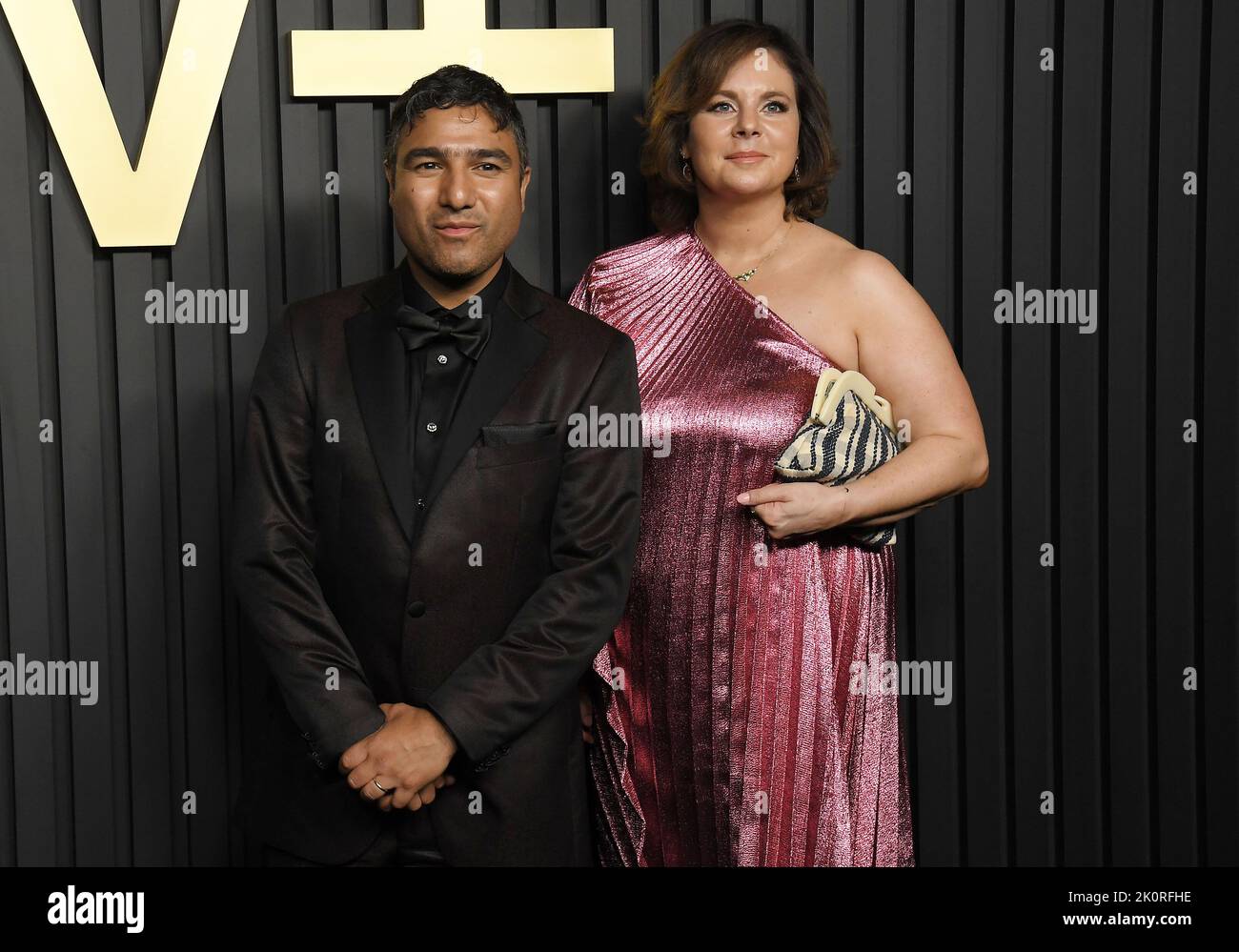 Los Angeles, USA. 12th Sep, 2022. (L-R) Nick Mohammed and Kitty arrives ...