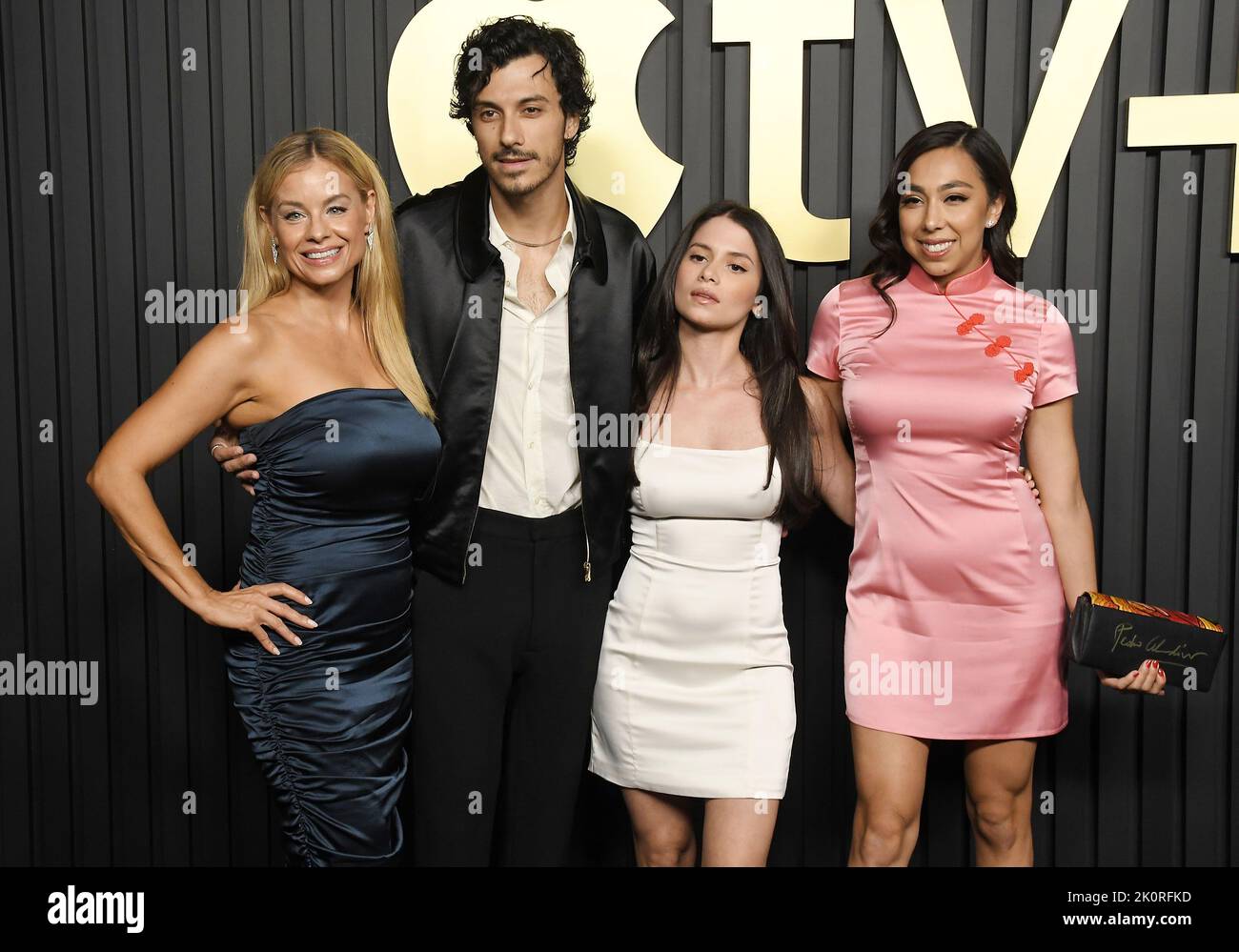 (L-R) Jessica Collins, Rafael Cebrián, Camila Perez and Caroline Moreno ...
