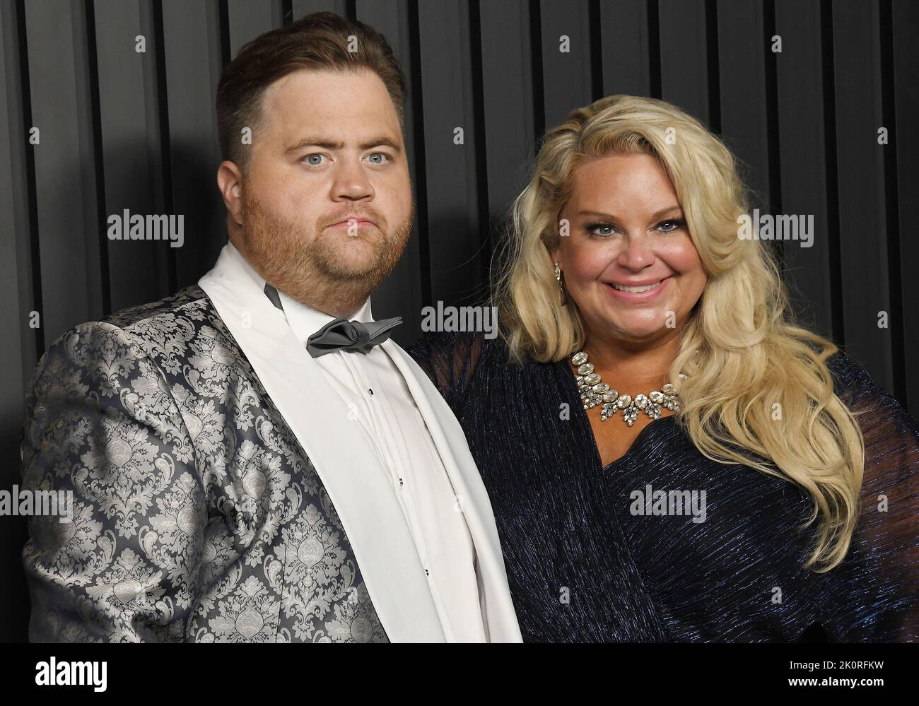 (L-R) Paul Walter Hauser and Wife Amy Hauser arrives at the Apple TV+ ...