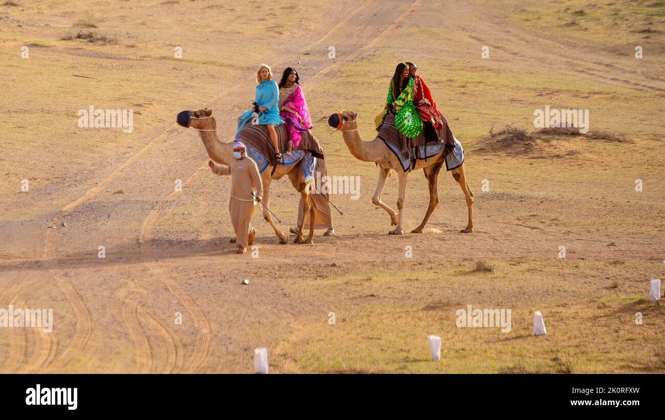 THE REAL HOUSEWIVES OF DUBAI, from left: Caroline Stanbury, Lesa Milan ...