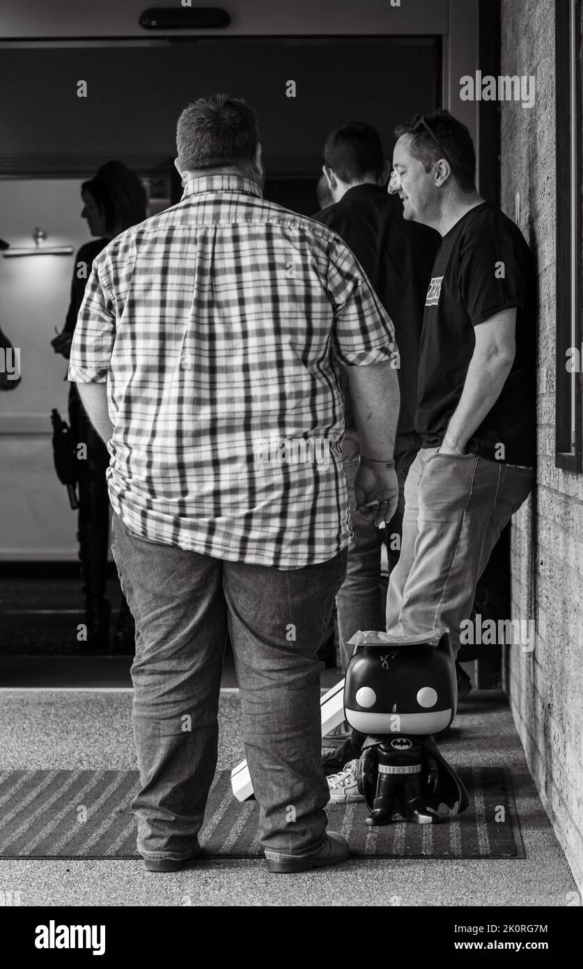 People queuing at the Lawless Comic Con Stock Photo - Alamy
