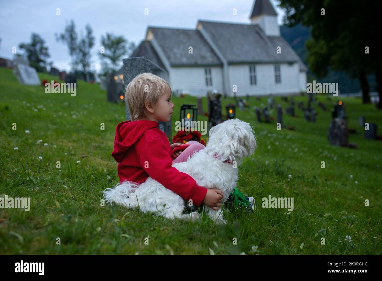 People, children enjoying the amazing views in Norway to fjords ...