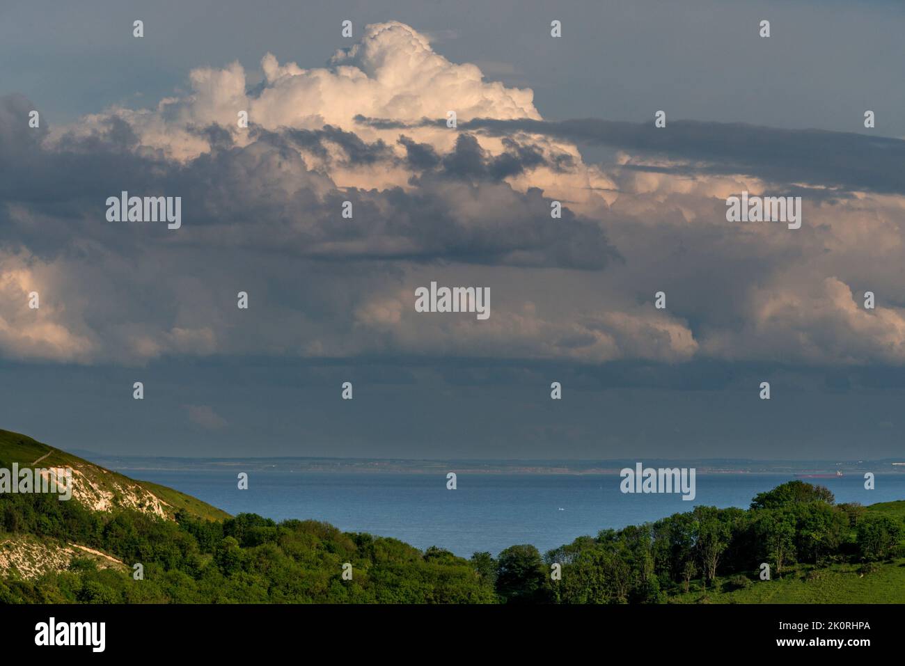 View across the english channel to france hi-res stock photography and ...