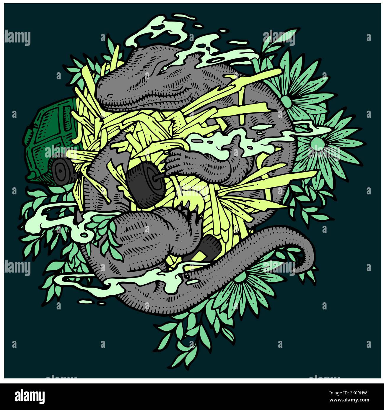 komodo island vintage poster vector national park illustration design ...