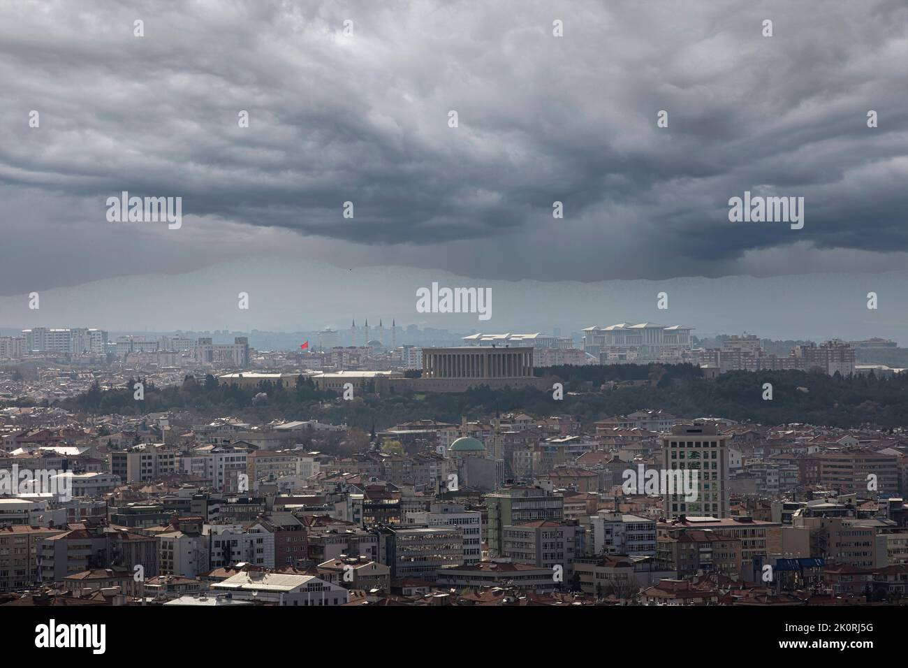 Ankara Landscape. Mausoleum. Ankara, Capital city of Turkey. Ankara ...