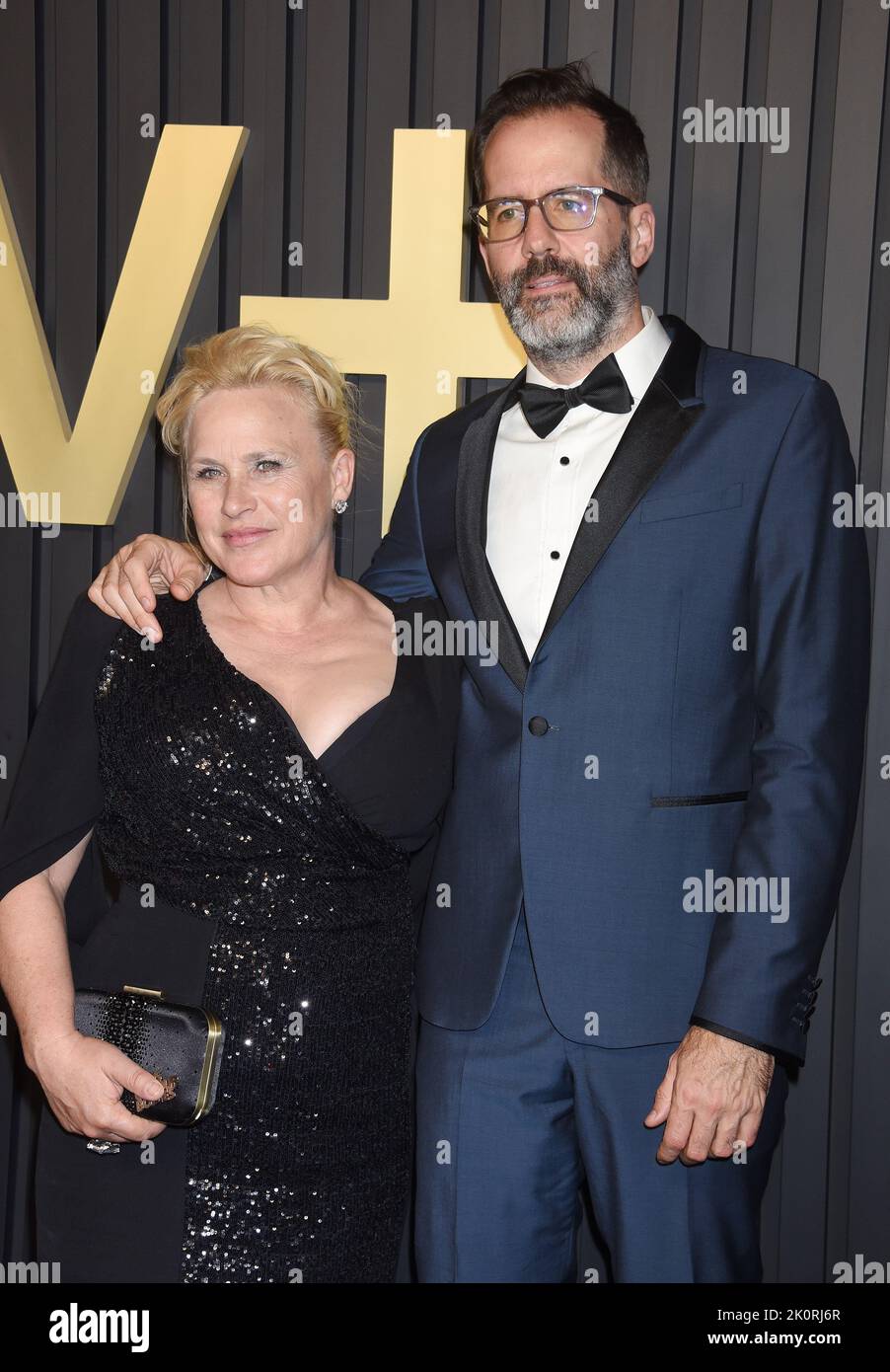Patricia Arquette and Eric White arriving to the Apple TV+ Primetime ...