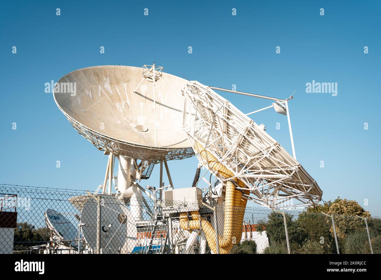 Earth based astronomical radio telescope. Radio telescopes used in ...