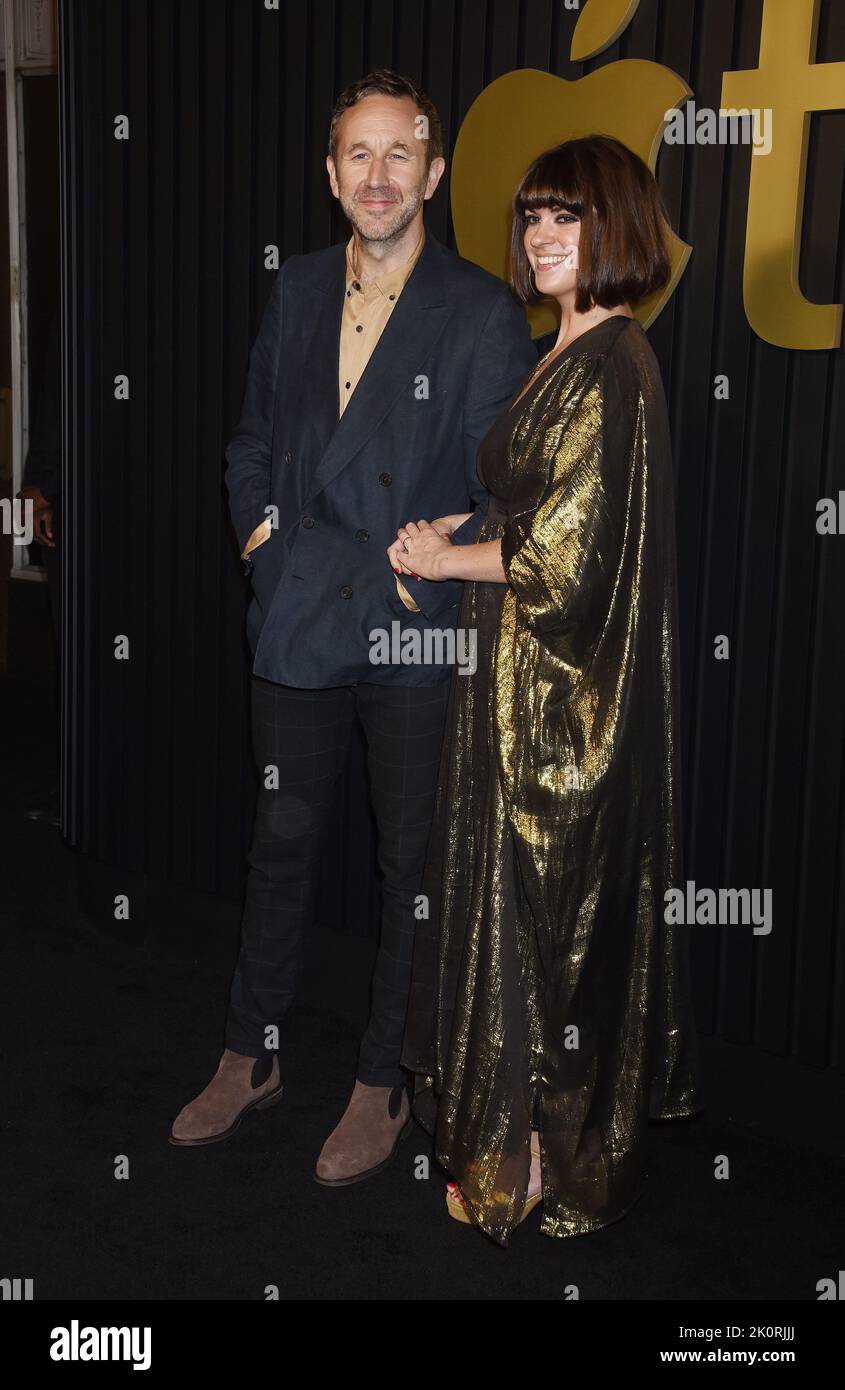 Chris O'Dowd and Dawn O'Porter arriving to the Apple TV+ Primetime Emmy ...