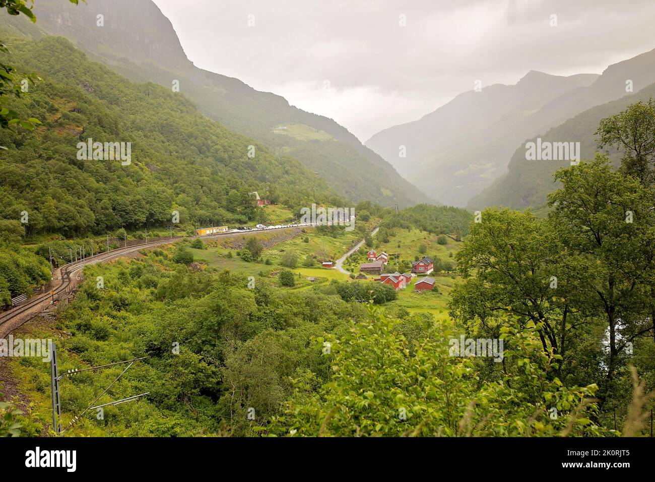 People, children enjoying the amazing views in Norway to fjords ...