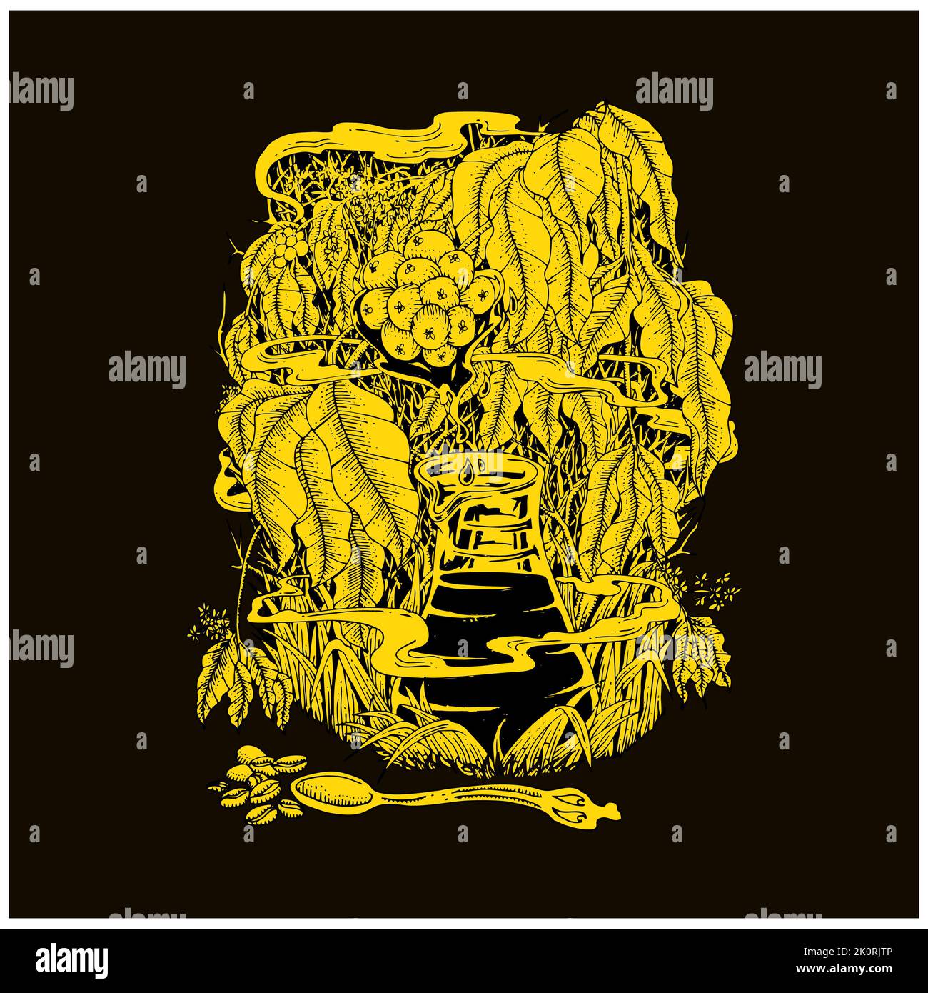 Coffee Tree. Coffee Logo . Coffee vector. Coffee Logo vector. Coffee ...