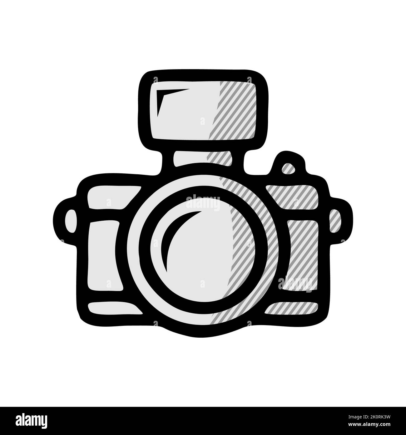 camera icon isolated on white background from event collection. camera ...