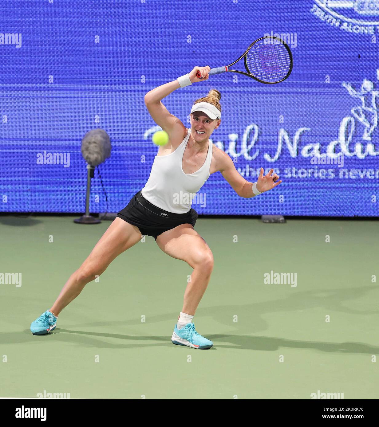 Chennai, India. 13th Sep, 2022. Chennai Open WTA 250 : Alison RISKE ...