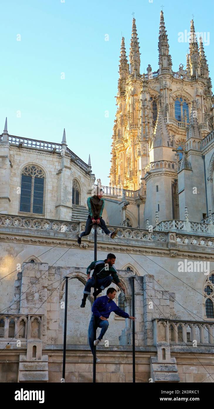 Free public event in the Plaza Rey San Fernando next to Burgos ...