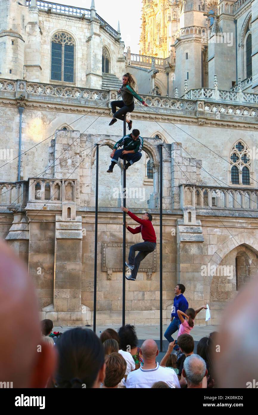 Free public event in the Plaza Rey San Fernando next to Burgos ...