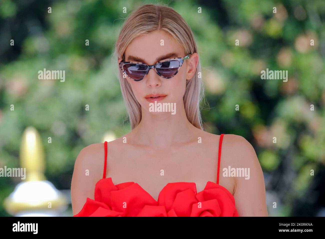 English actress Vanessa Kirby at the 79 Venice International Film ...