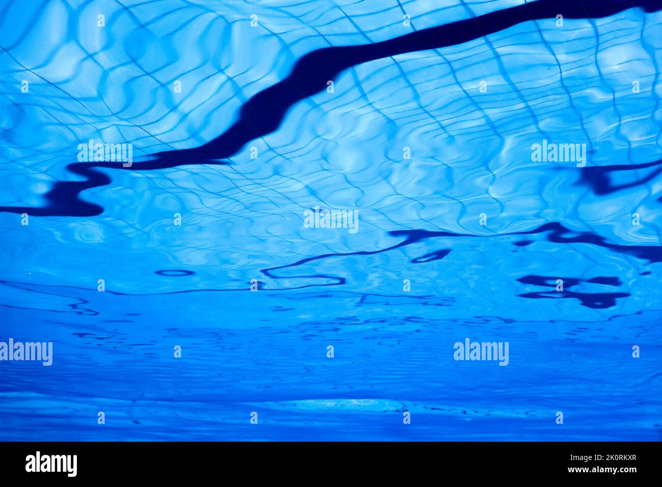 Water Surface Underwater, Swimming Pool Surface Water Background Stock ...