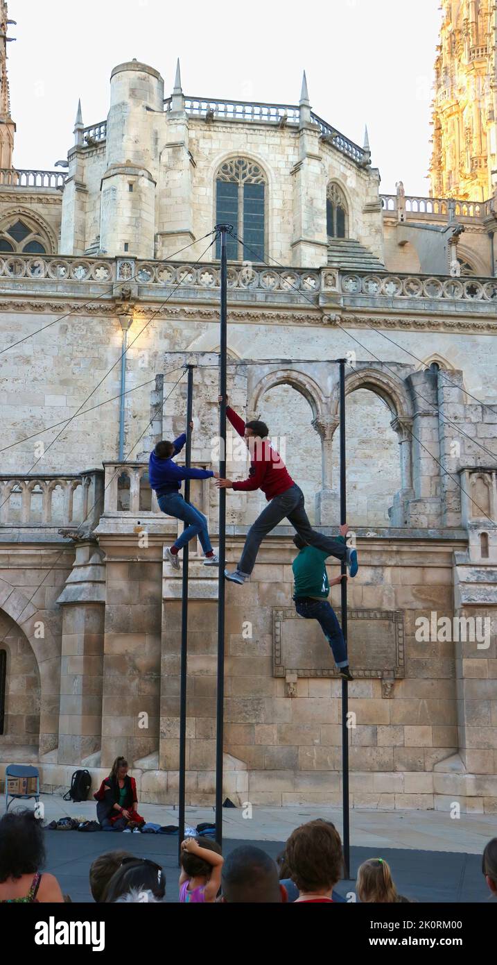 Free public event in the Plaza Rey San Fernando next to Burgos ...