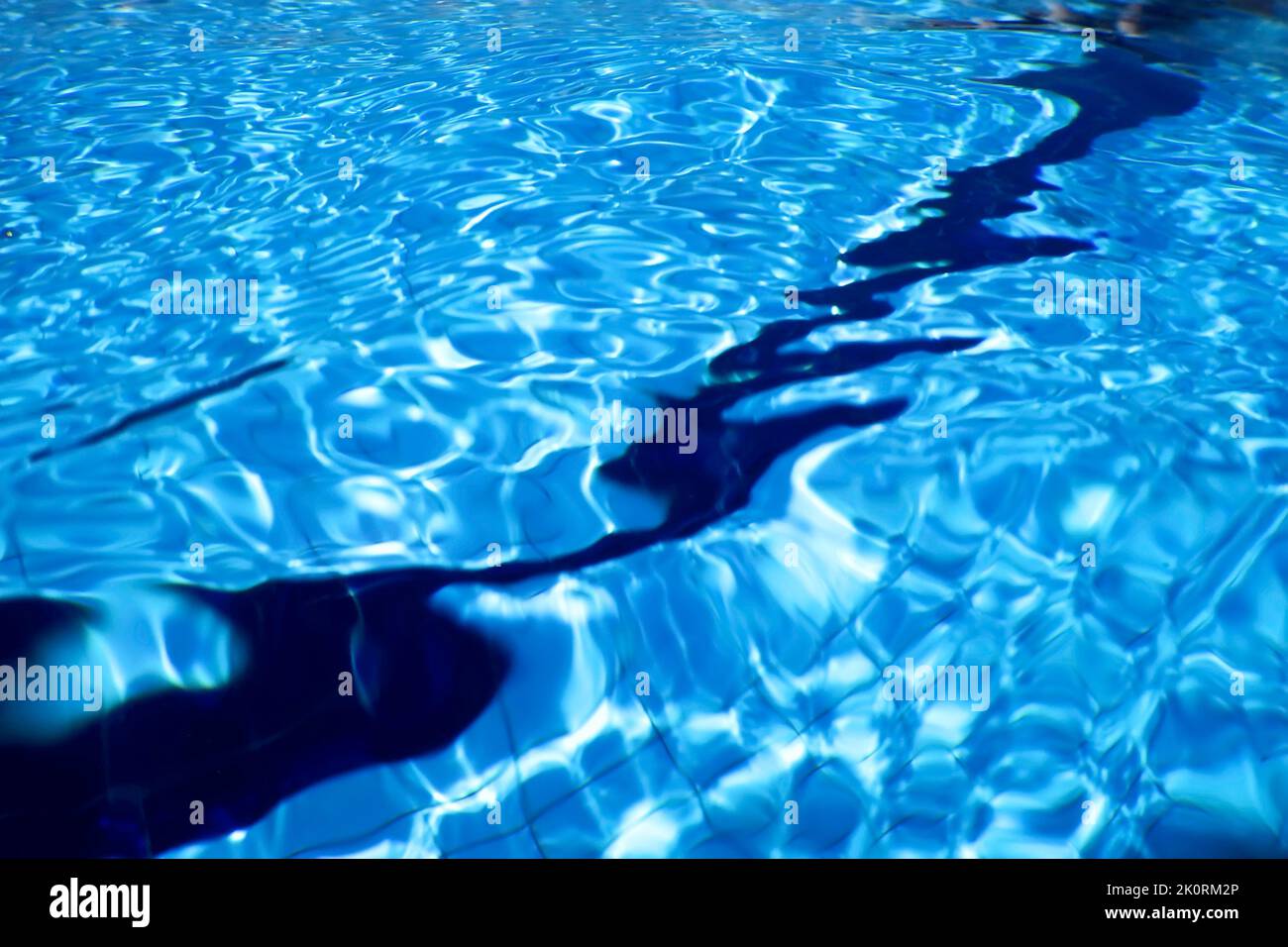 Water Surface Underwater, Swimming Pool Surface Water Background Stock ...