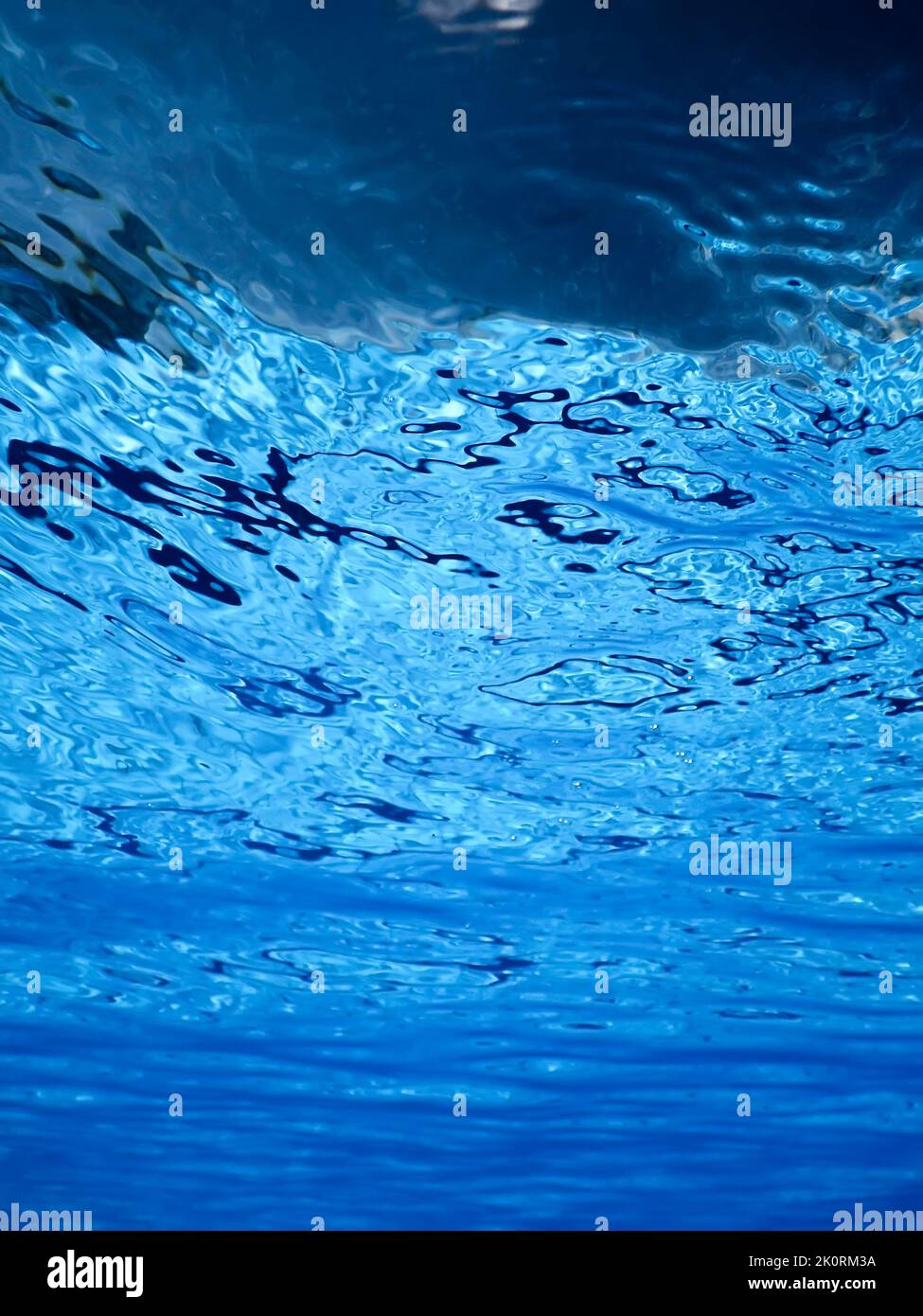 Water Surface Underwater, Swimming Pool Surface Water Background Stock ...
