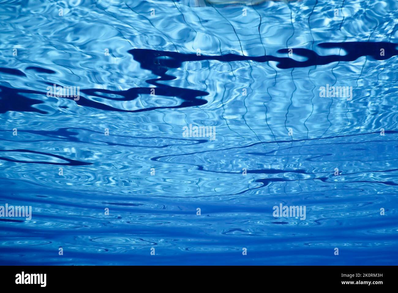 Water Surface Underwater, Swimming Pool Surface Water Background Stock ...
