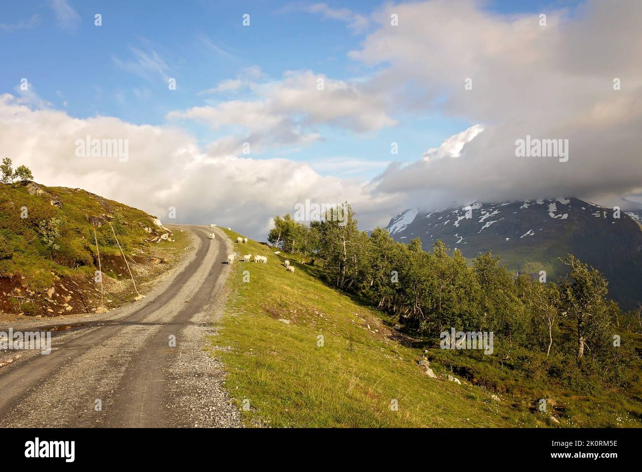 Amazing nature view from mount Hoven, splendid landscape picture over ...